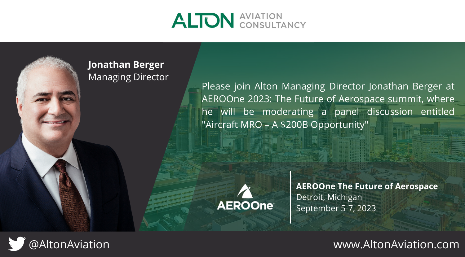 2023 AEROOne: The Future of Aerospace summit | Alton Aviation Consultancy